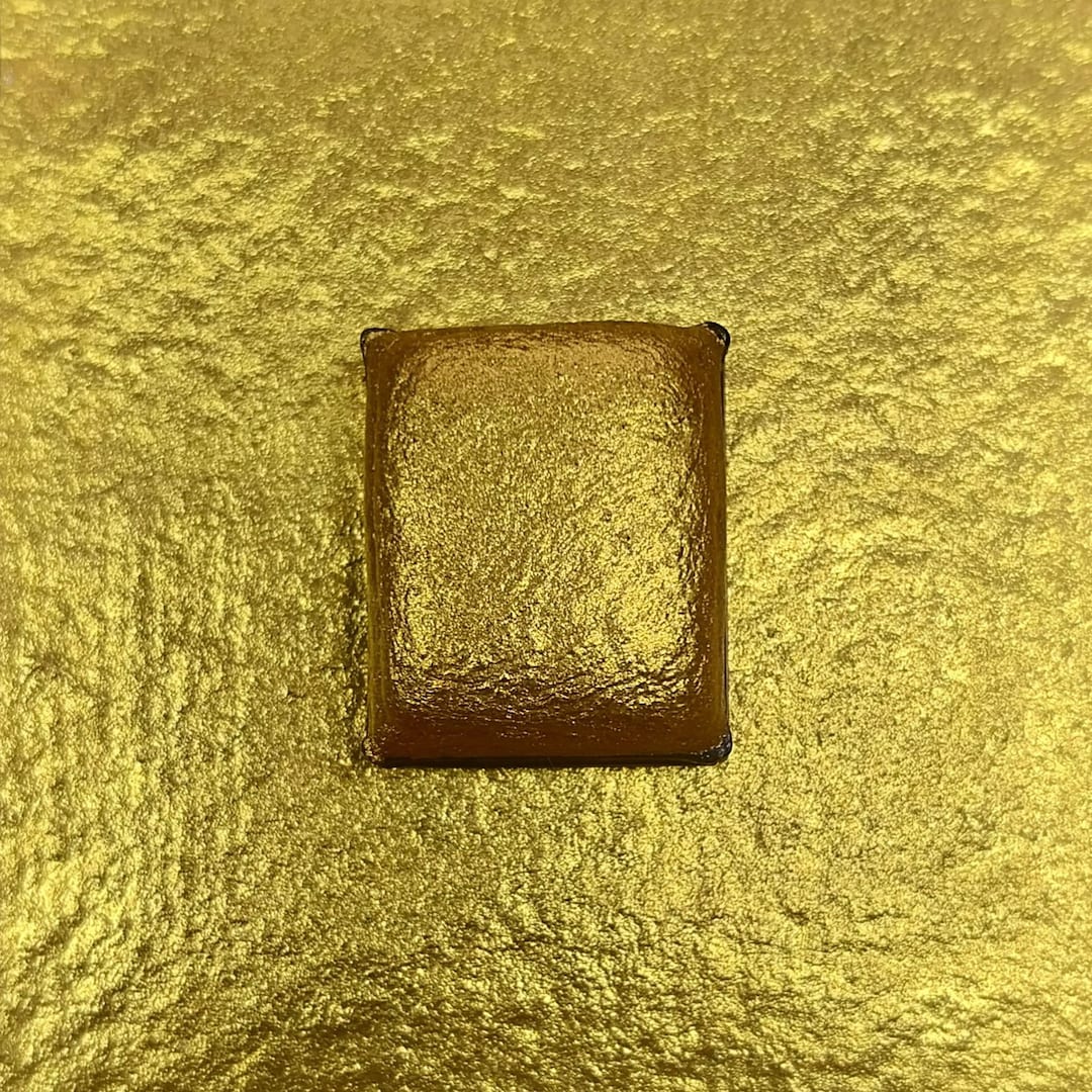 Midas- Handmade Watercolour, Metallic Paint, Mica, Gold Pigment ...