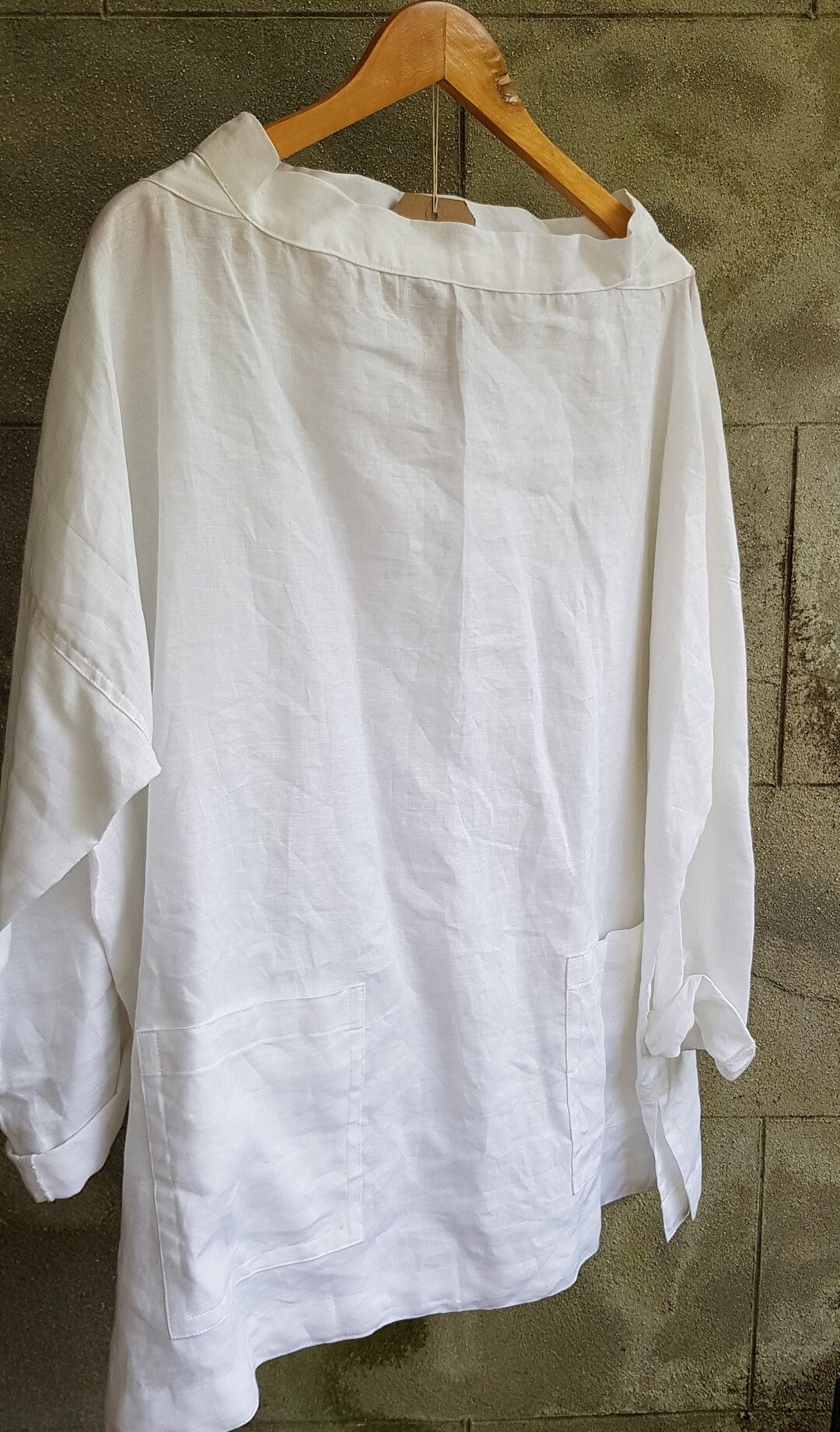 Oversized Linen Fisherman's / Artists Smock Longer Line - Etsy UK
