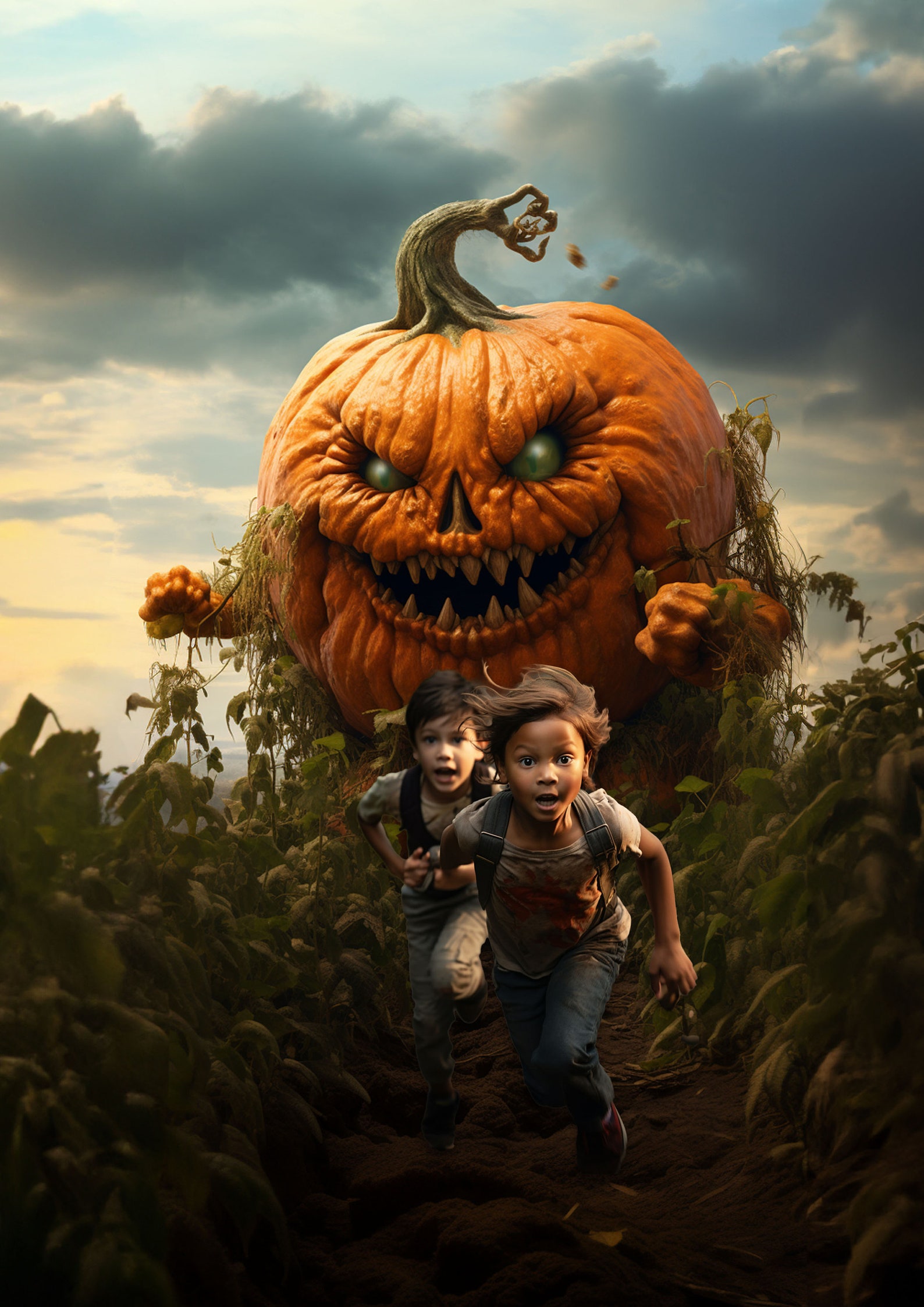 Spooky Forest 3 Halloween Backdrops for Photoshoots | Horror Backdrop ...