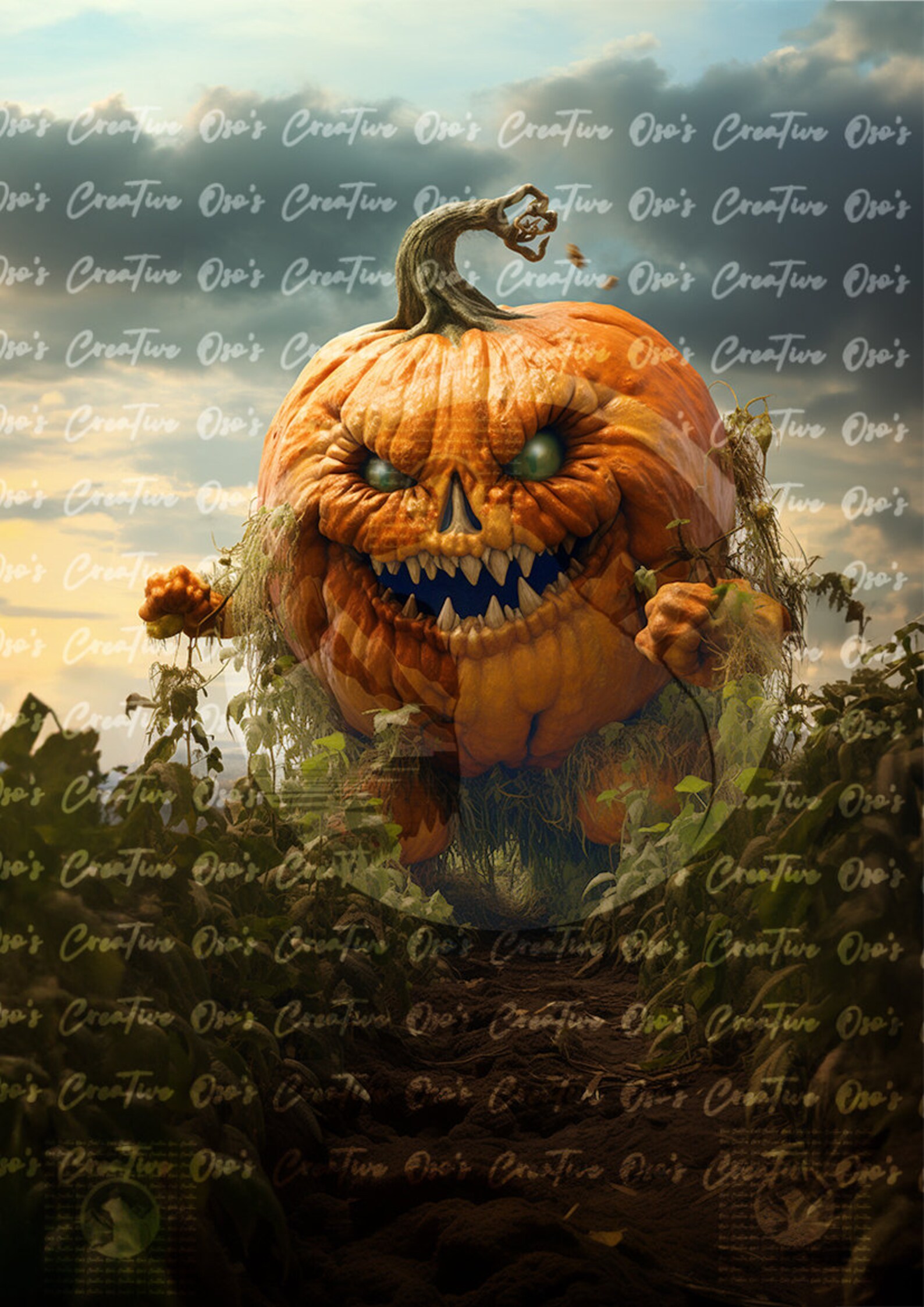 Spooky Forest 3 Halloween Backdrops for Photoshoots | Horror Backdrop ...