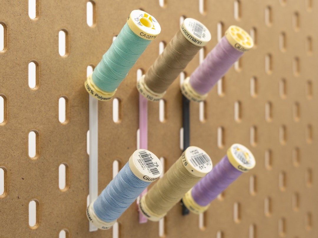 X2 Thread Holder for IKEA Skadis Accessory, Holds Reels, Spools... - Etsy