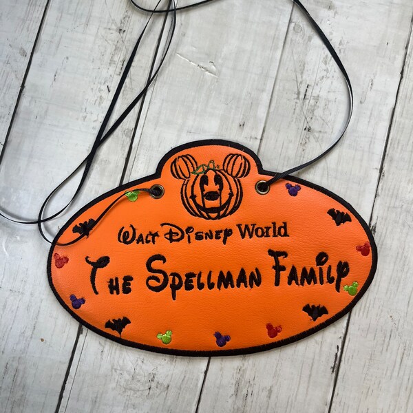 Mickey Name Tag - Etsy