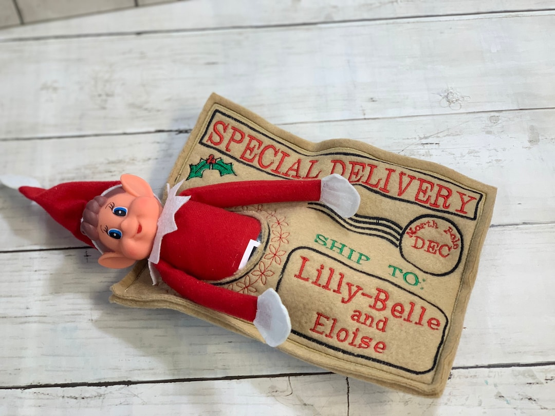 Elf Delivery Envelope, Fun Elf Ideas , Express Delivery Elf Accessories ...