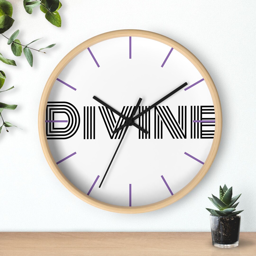 Divine Timing Wall Clock - Etsy