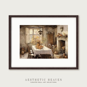 Kitchen Wall Art Print Cottage Core Poster Dining Room - Etsy