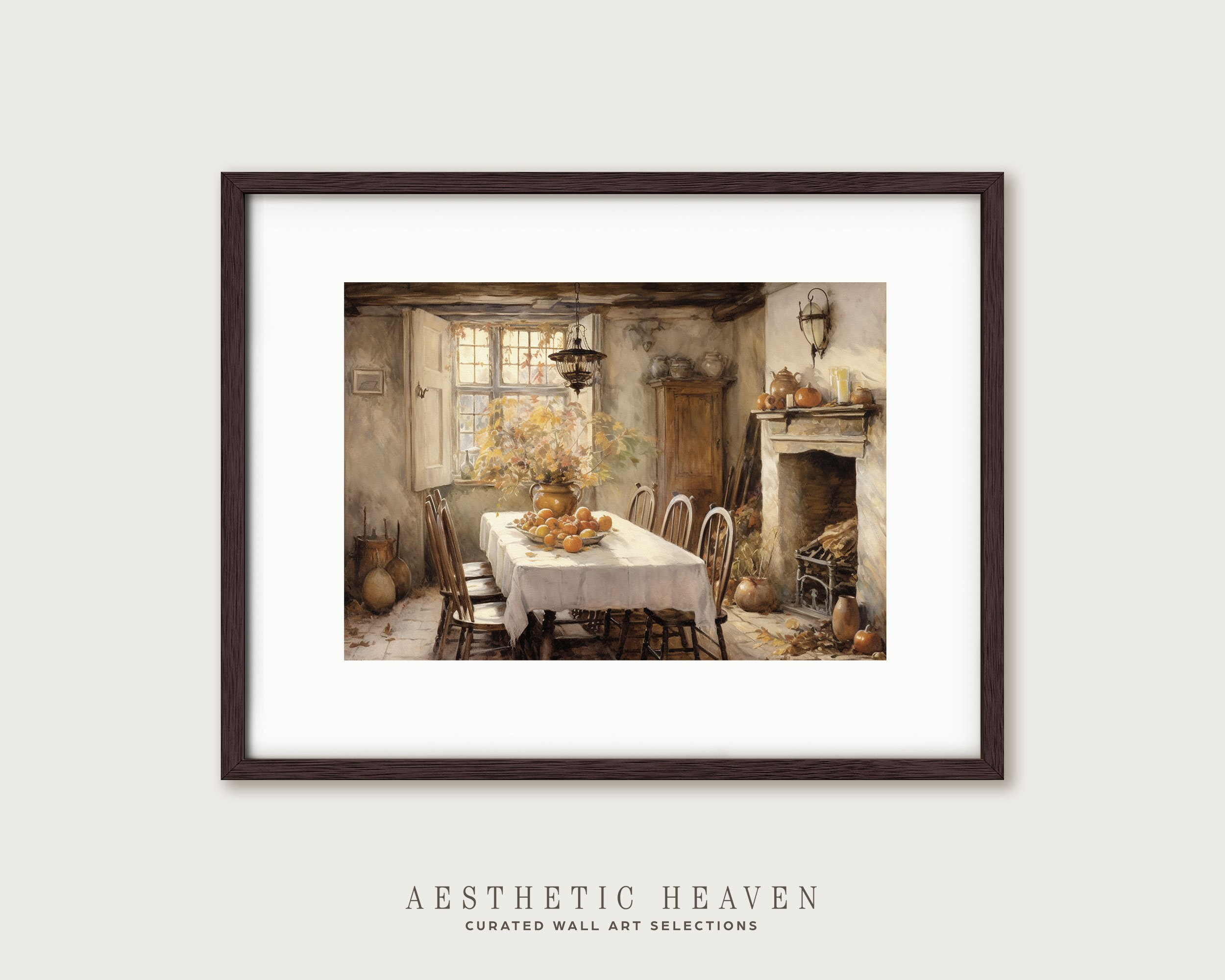 Kitchen Wall Art Print Cottage Core Poster Dining Room - Etsy