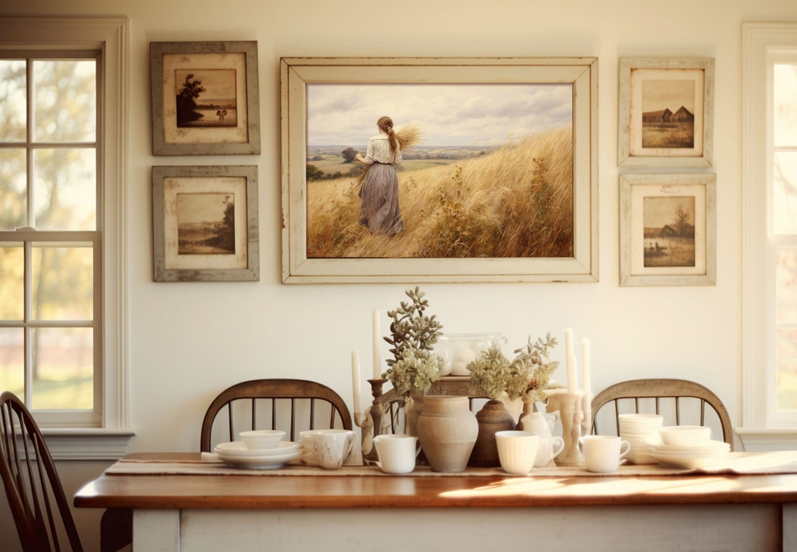 Farmhouse Wall Art Printable Cottage Core Prints country - Etsy