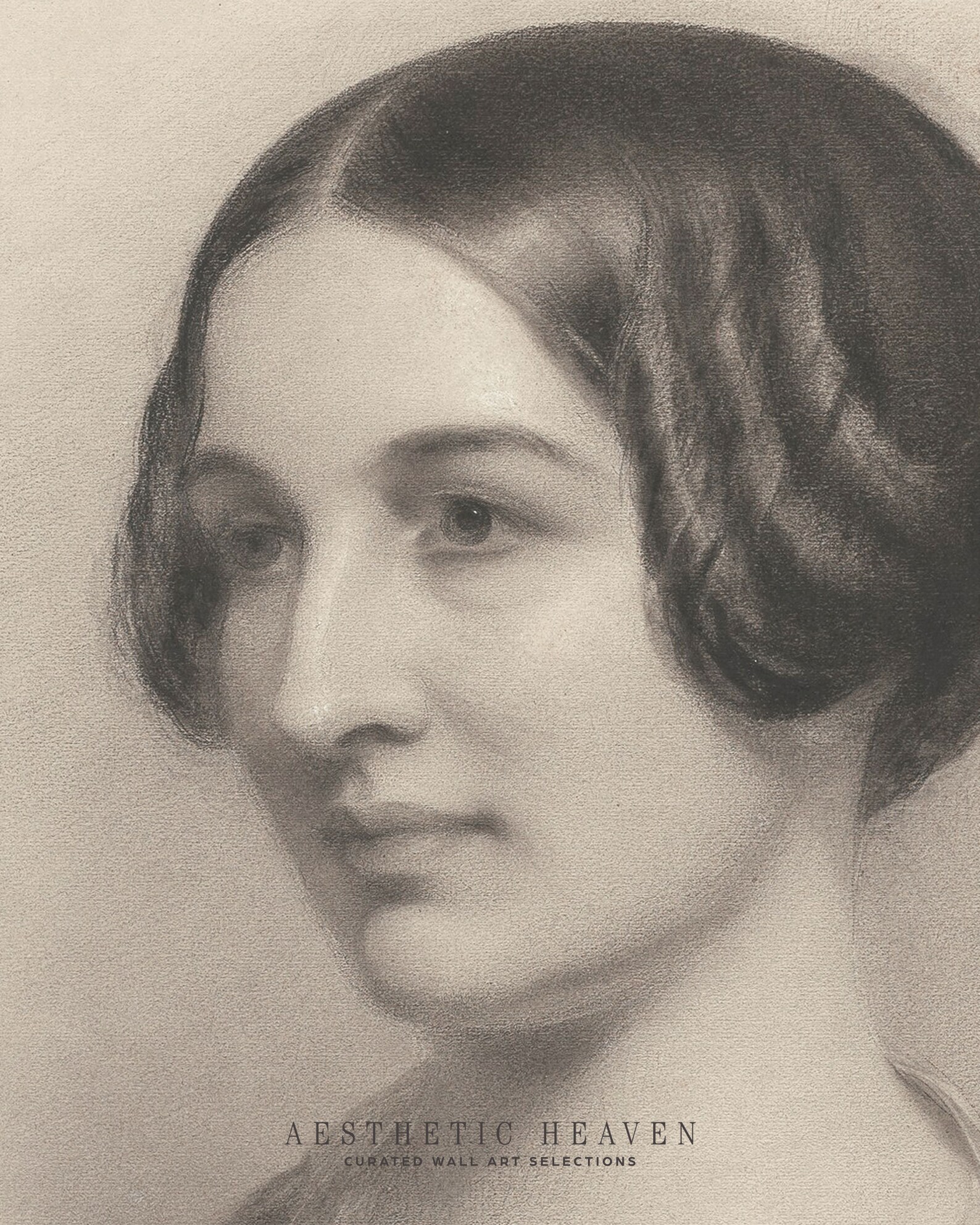 Woman Portrait | Classic Woman Drawing | Art of Female | Classic ...