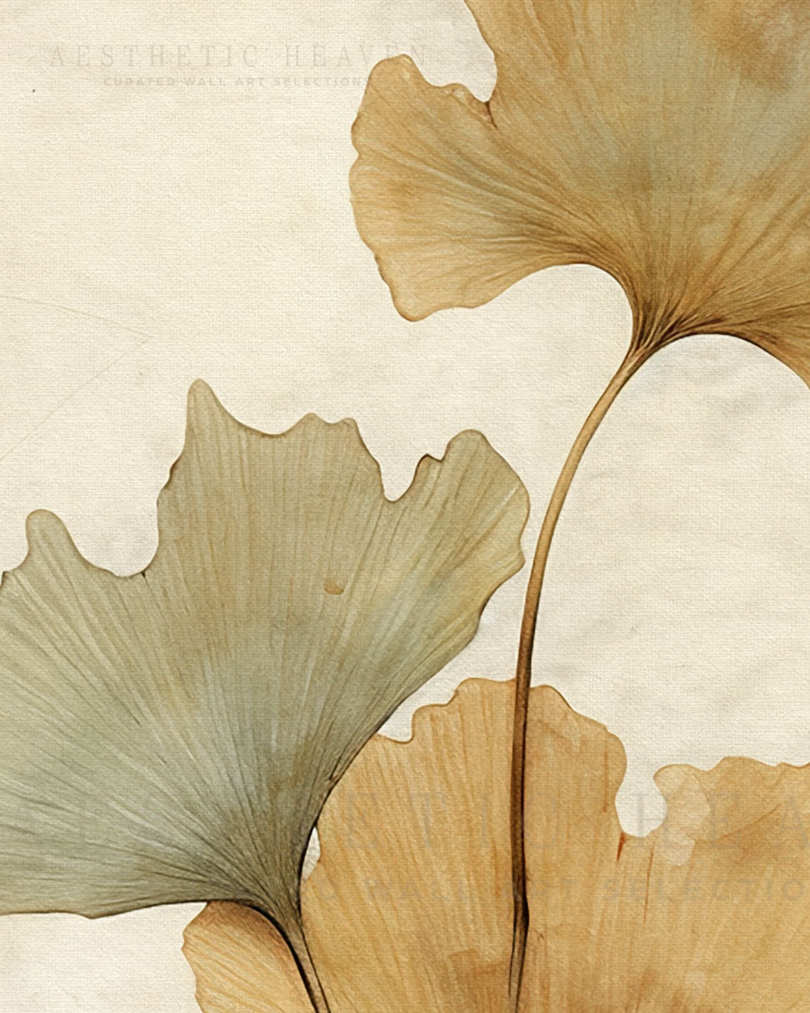 Autumn Leaf Wall Art Cottage Core Prints Watercolor Leaves - Etsy