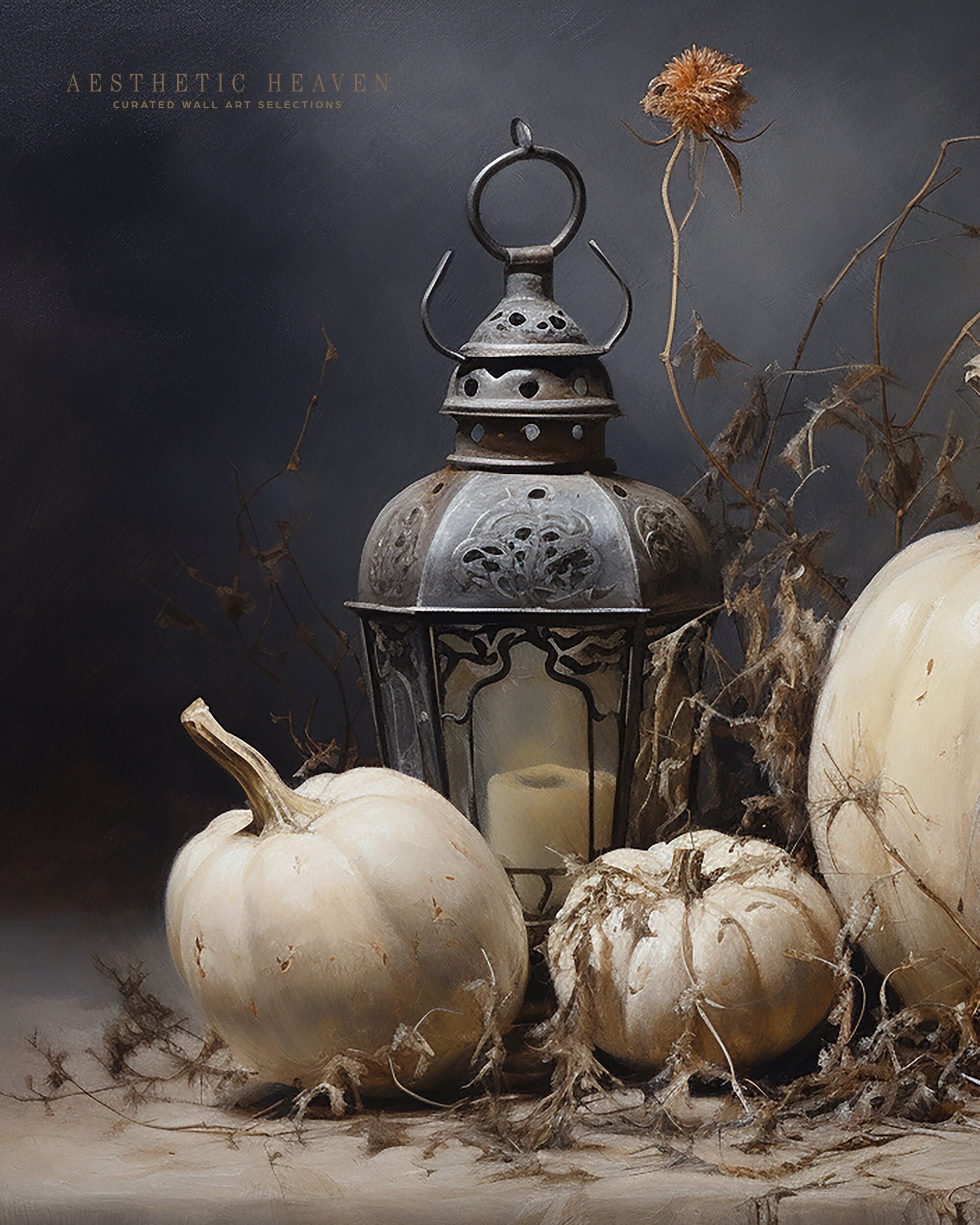 Halloween Pumpkin | Vintage Still Life | Printable Halloween | Pumpkin ...