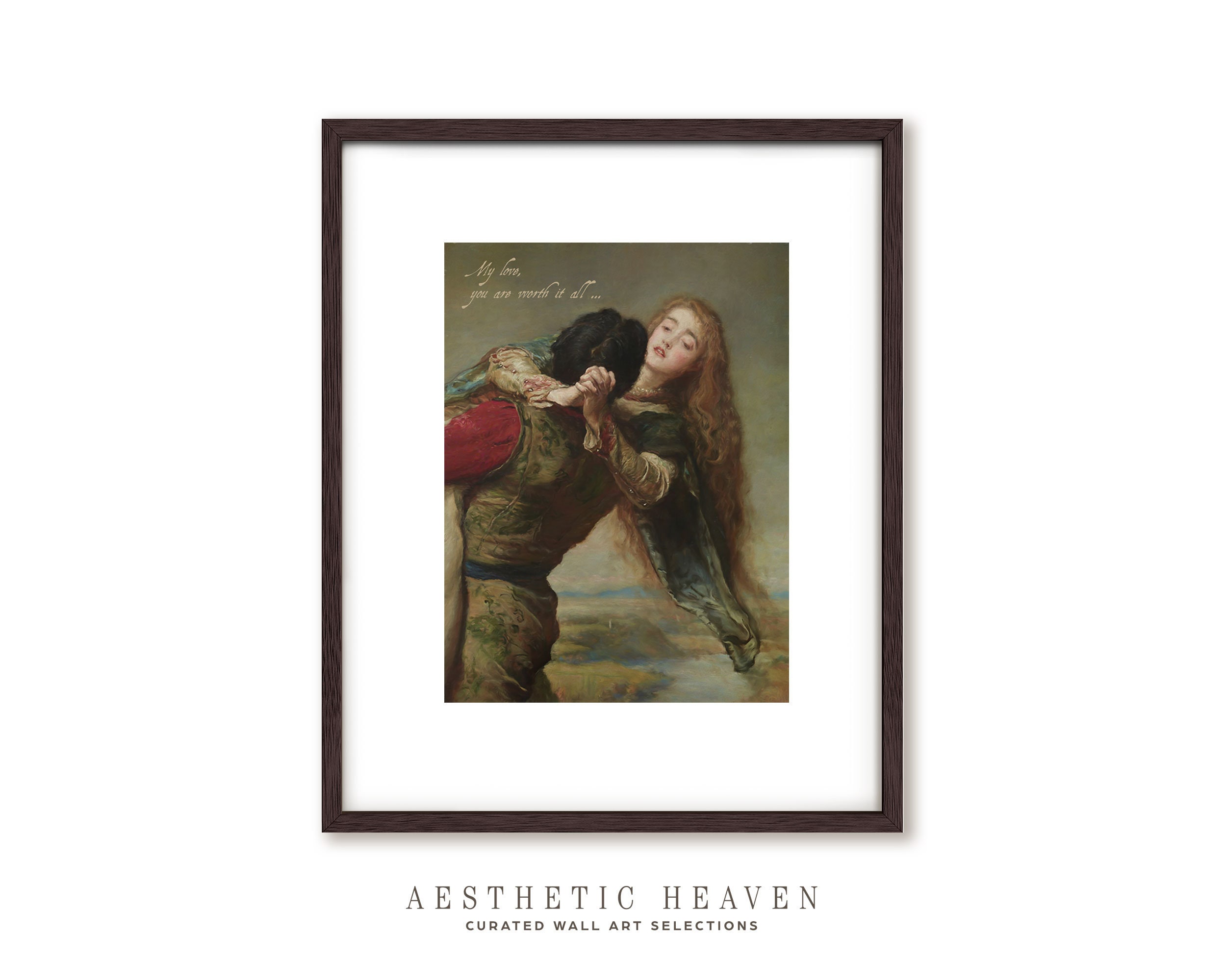 Antique Valentines Day Art Romantic Painting Victorian Painting ...