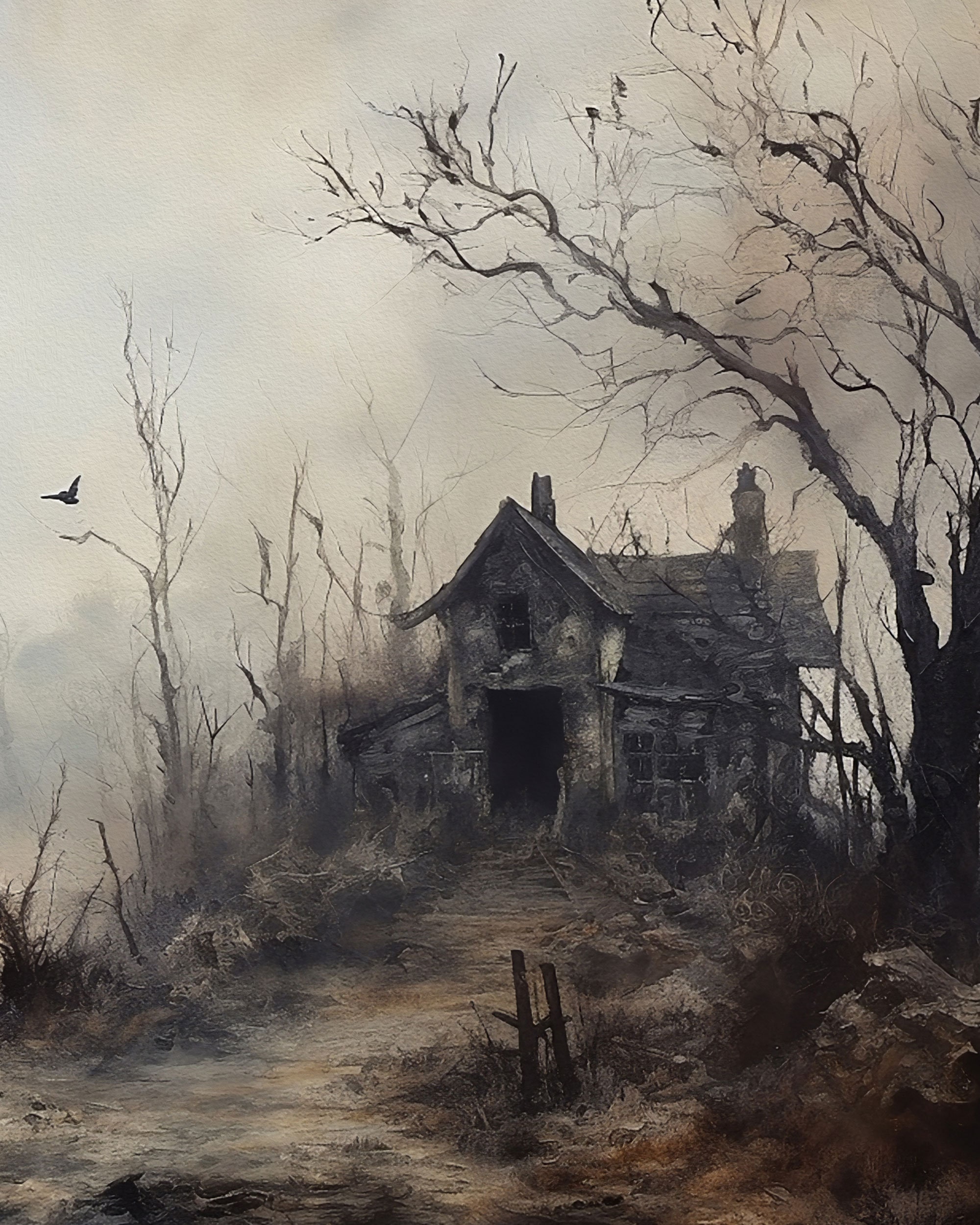 Rustic Halloween Gallery Autumn Decor Gothic Decor - Etsy
