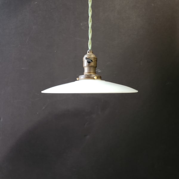 Glass Disc Pendant - Etsy