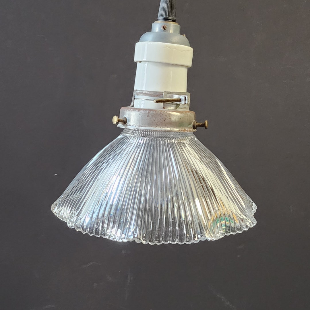 1920s Holophane Flutter Light Fixture Pendant With Original Socket - Etsy