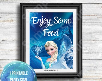 Frozen Food Sign Printable - Etsy