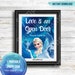 Frozen Banner, DIY Banner, Party Supplies, Birthday Party, Printable ...