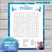Frozen Activity Pack, Printable, Kids Activity, Frozen Birthday Fun ...