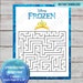Frozen Activity Pack Printable Kids Activity Frozen - Etsy
