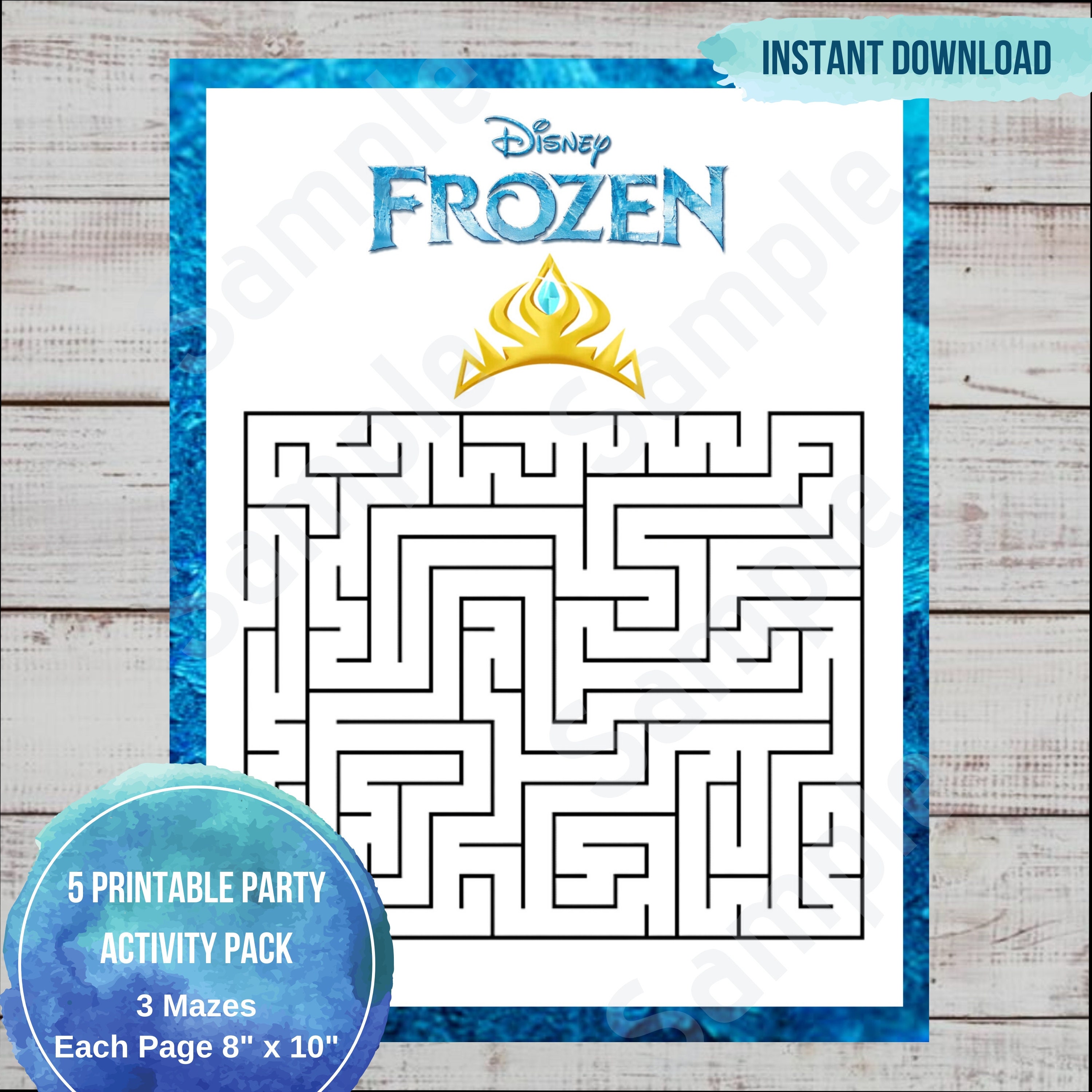 Frozen Activity Pack Printable Kids Activity Frozen - Etsy