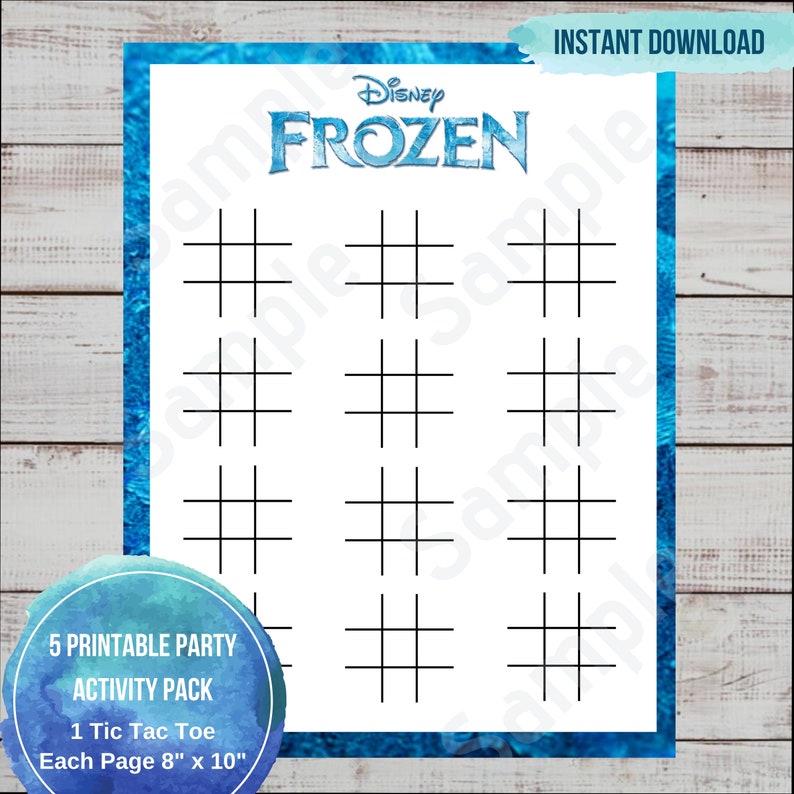 Frozen Activity Pack Printable Kids Activity Frozen - Etsy