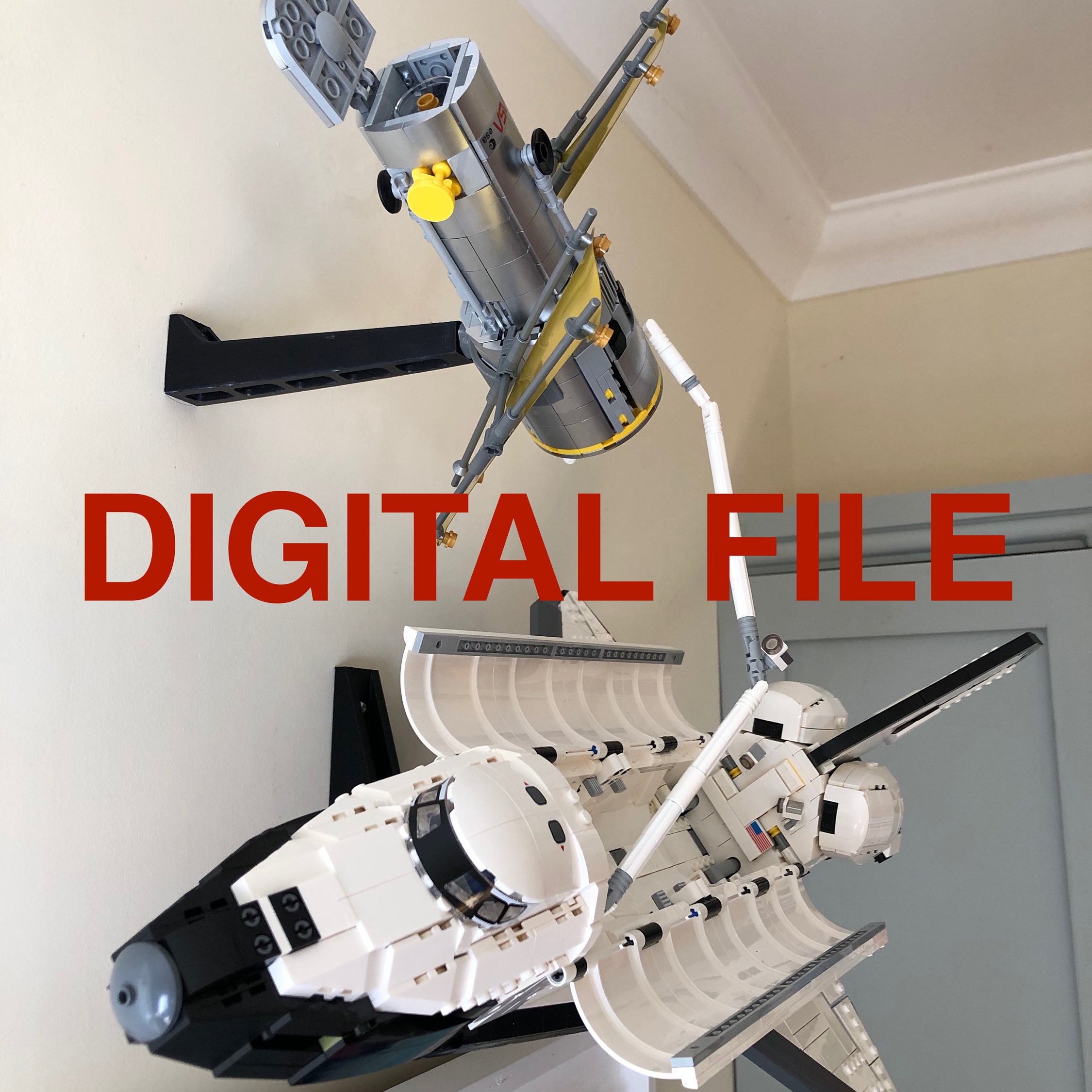 STL Files for Wall Mounting Kit to Display Space Shuttle - Etsy UK
