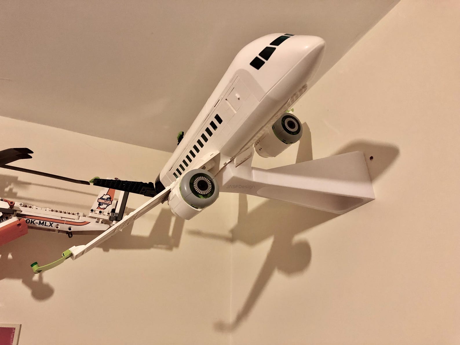 Wall Mounting Kit for Displaying Lego Passenger Plane (60637) - Etsy