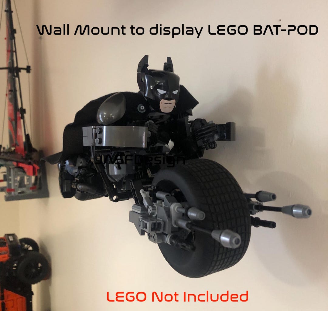Wall Mount to Display Lego Bat-pod (76273) - Etsy
