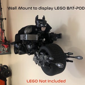 Wall Mount to Display Lego Bat-pod (76273) - Etsy