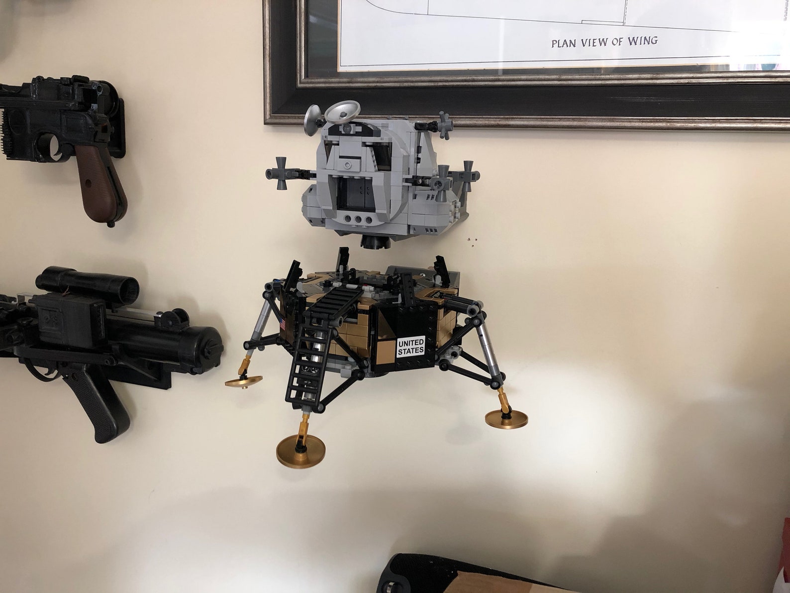 Wall Mount to Display Apollo Lunar Lander - Etsy