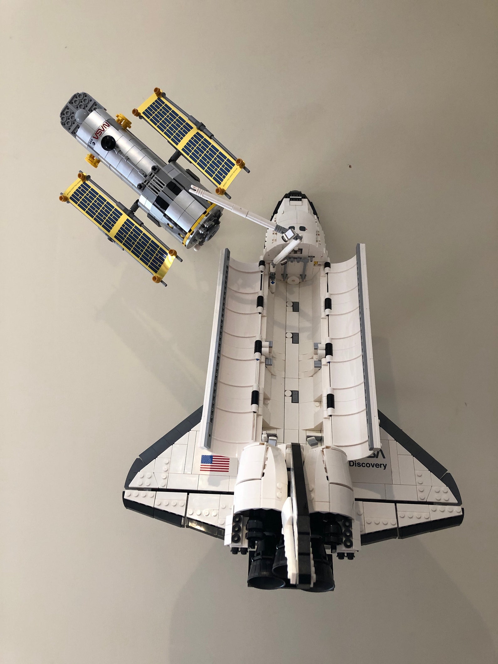 Wall Mounting Kit for Displaying Space Shuttle Discovery 10283 - Etsy