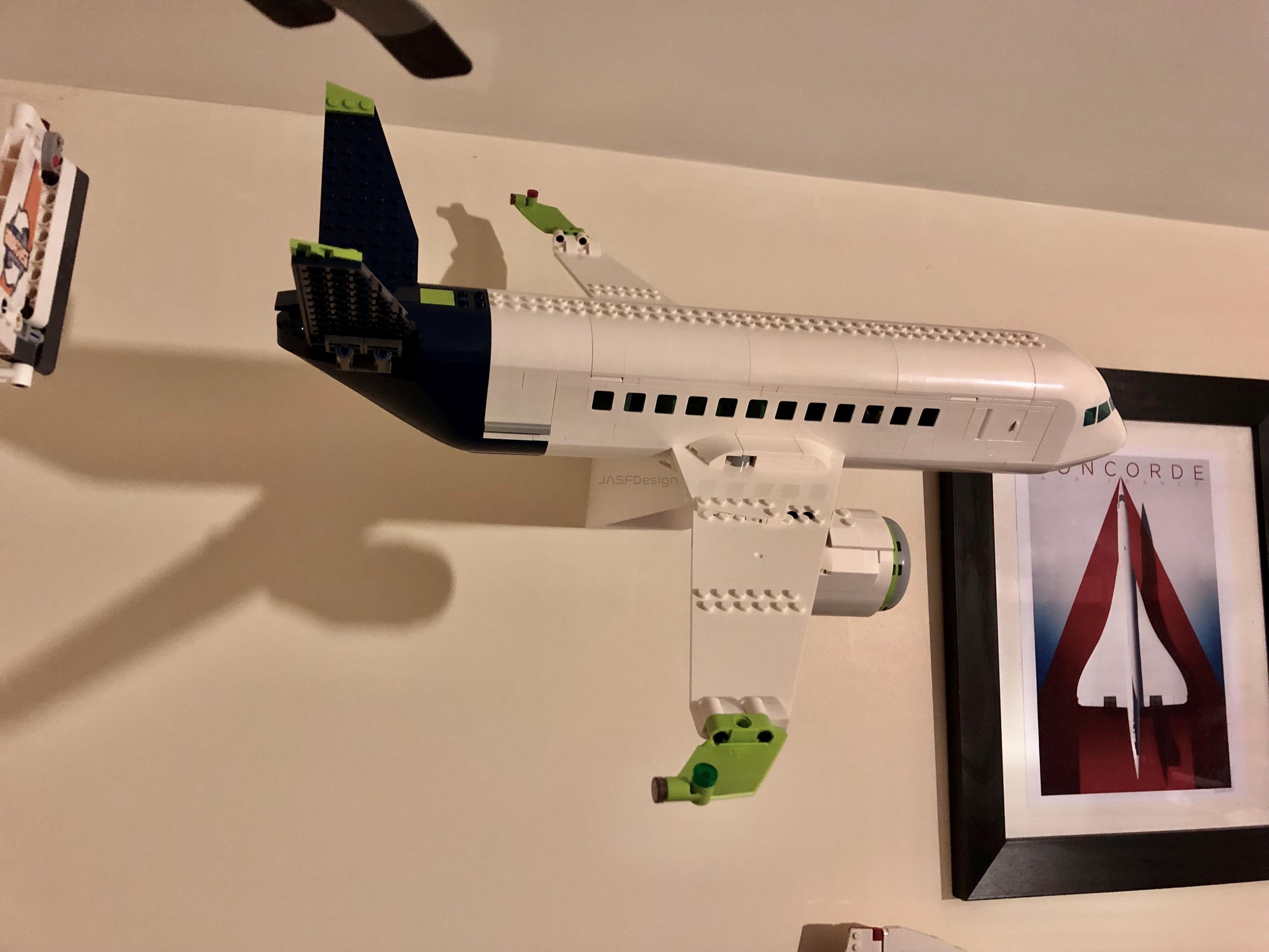 Wall Mounting Kit for Displaying Lego Passenger Plane (60637) - Etsy