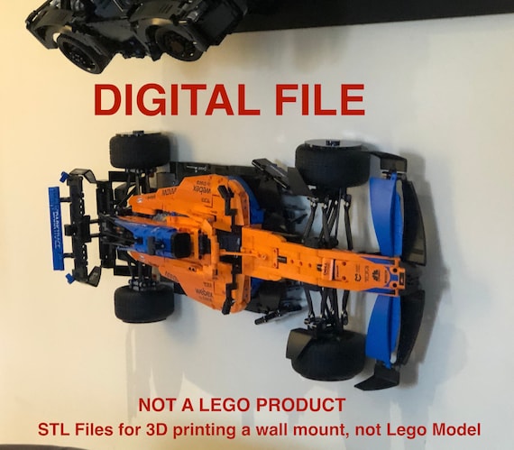 STL FILE for Flush Wall Mount to Display Mclaren F1 42141 | Etsy