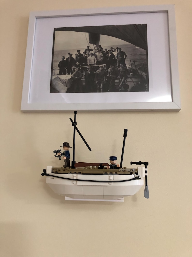 Wall Mount to Display Lego Endurance Ship (10335) and Lifeboat (40729 ...
