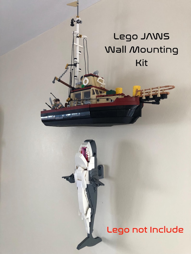 Wall Mount Kit to Display Lego Jaws Set (21350) - Etsy