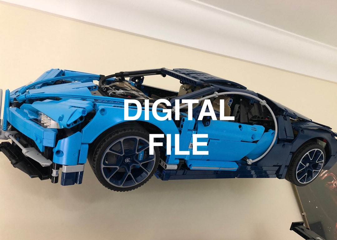 STL FILE for Wall Mount to Display Bugatti Chiron (42083) - Etsy