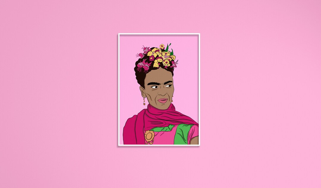 Frida Kahlo Feminist Icon Print Feminism Art Work Pop Etsy