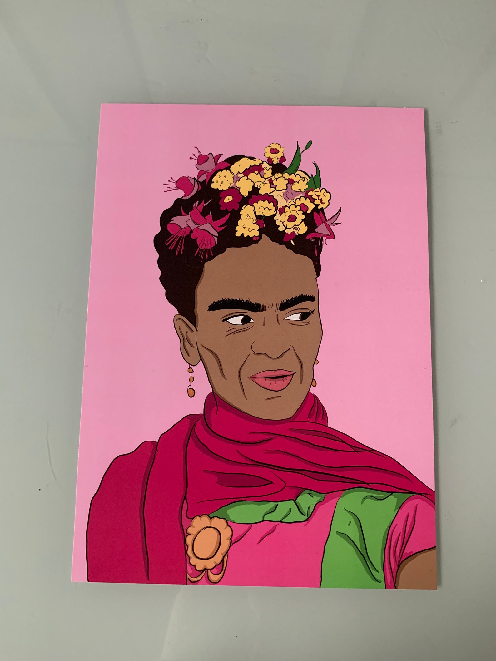 Frida Kahlo Feminist Icon Print Feminism Art Work Pop Etsy España