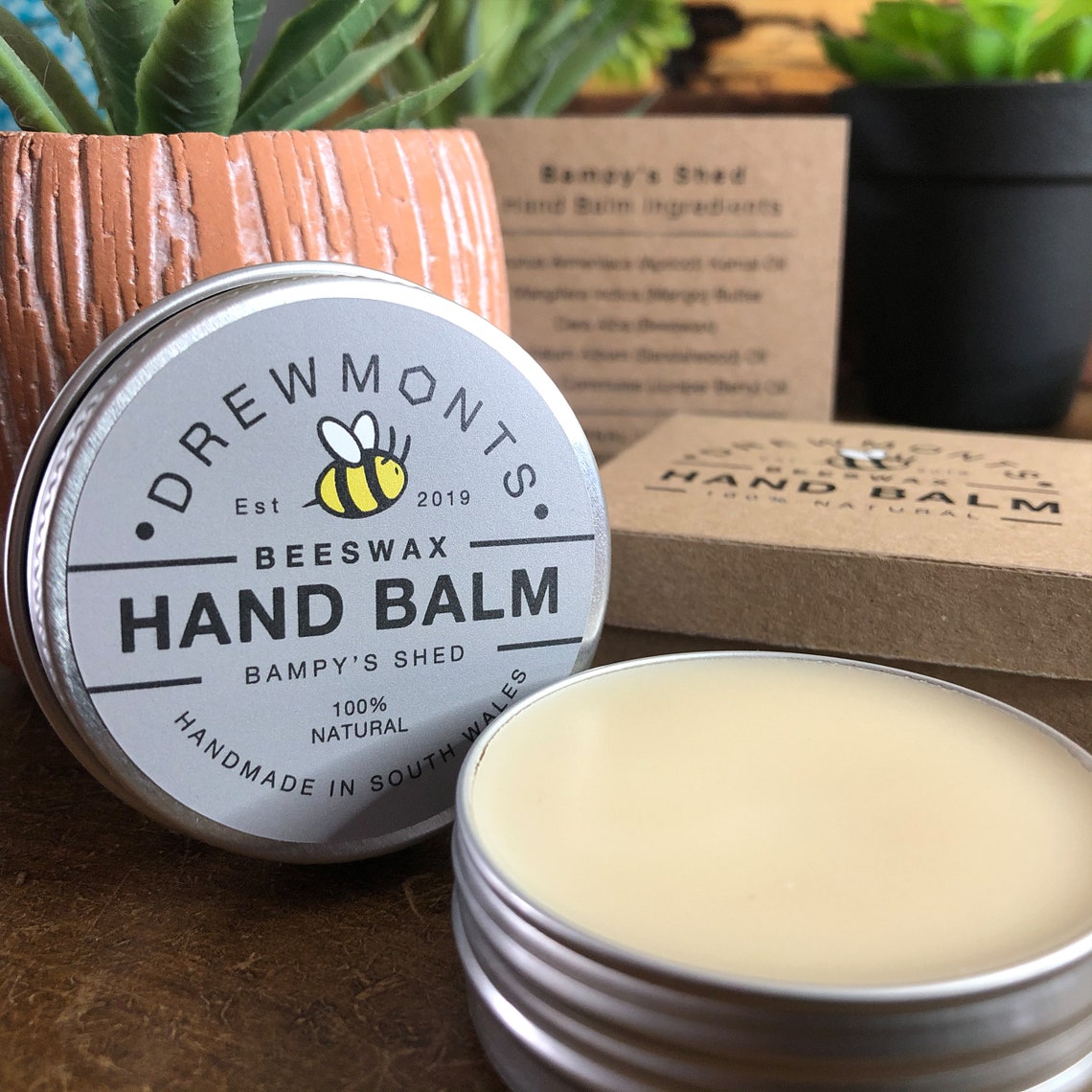 Beeswax Hand Balm Natural Hand Balms Natural Skin Care - Etsy UK