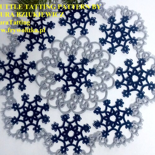 Crystal Star TATTING PATTERN - Etsy
