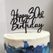 Choose Age and Color Topper | Happy 30th Birthday | Birthday Topper ...