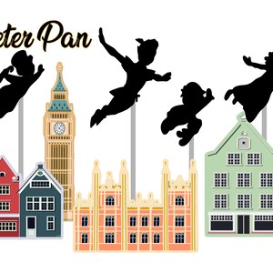Peter Pan Wooden Decorations | Peter Pan Centerpieces | Neverland ...