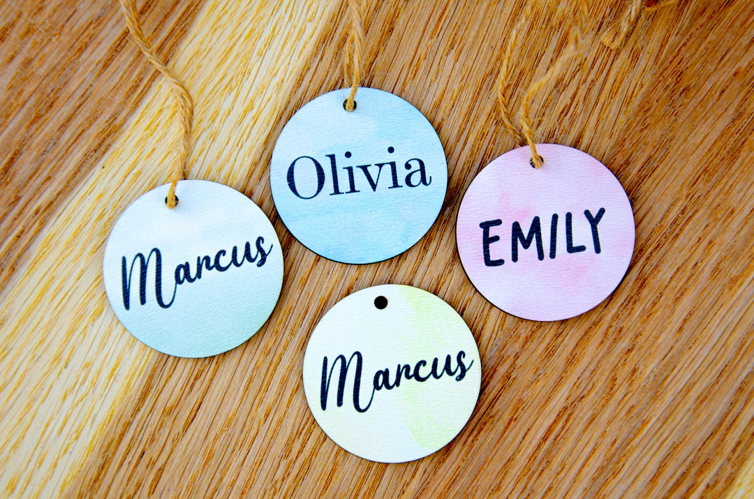Family Gift Tags | Monogrammed Gift Tags | Bridesmaids Tags ...