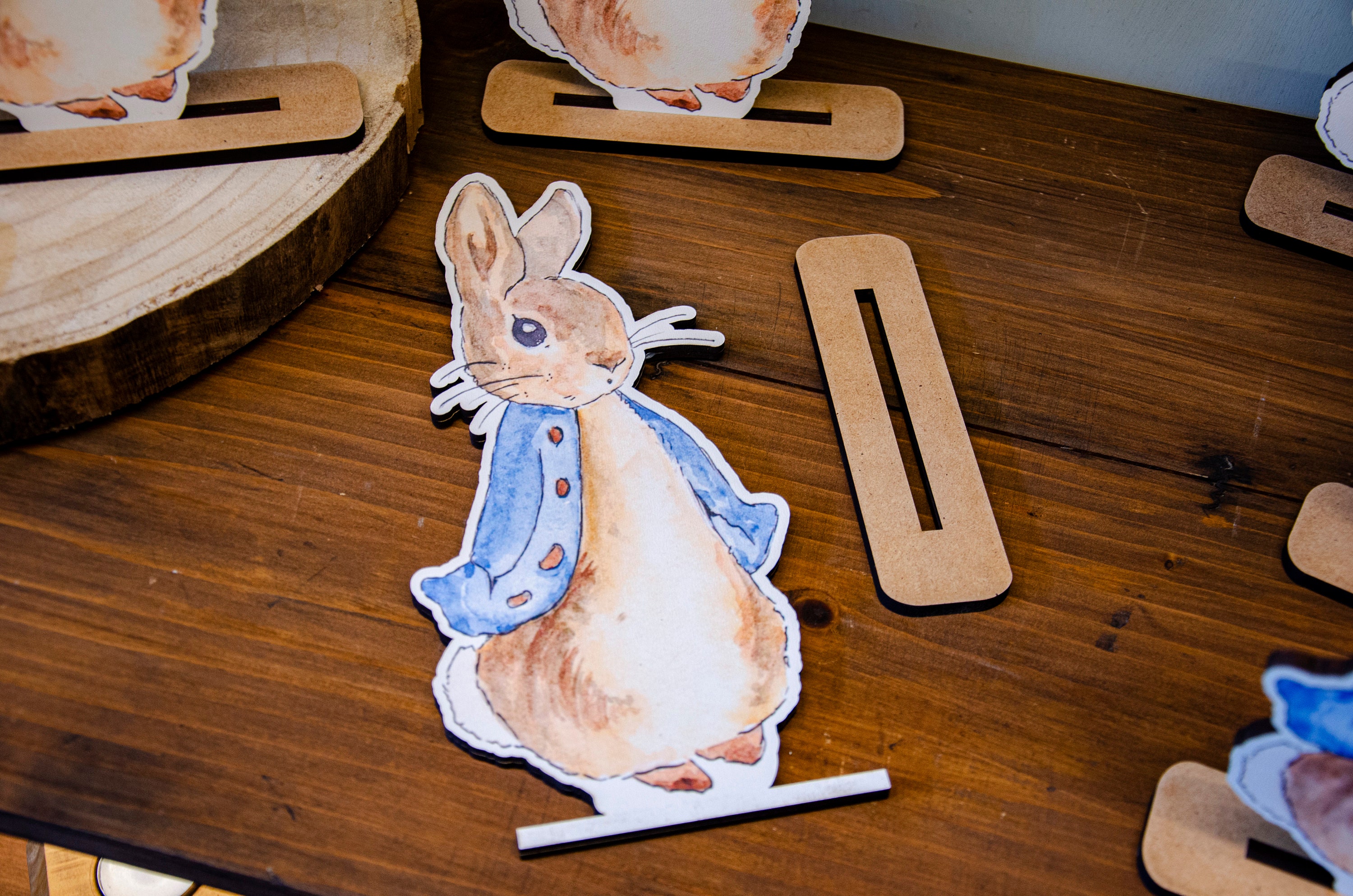 Peter Rabbit Figure Wooden Peter Rabbit Table Decor Peter - Etsy Australia
