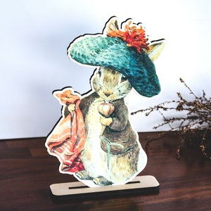 Set of 7 Peter Rabbit & Friends Figures | Wooden Peter Rabbit ...