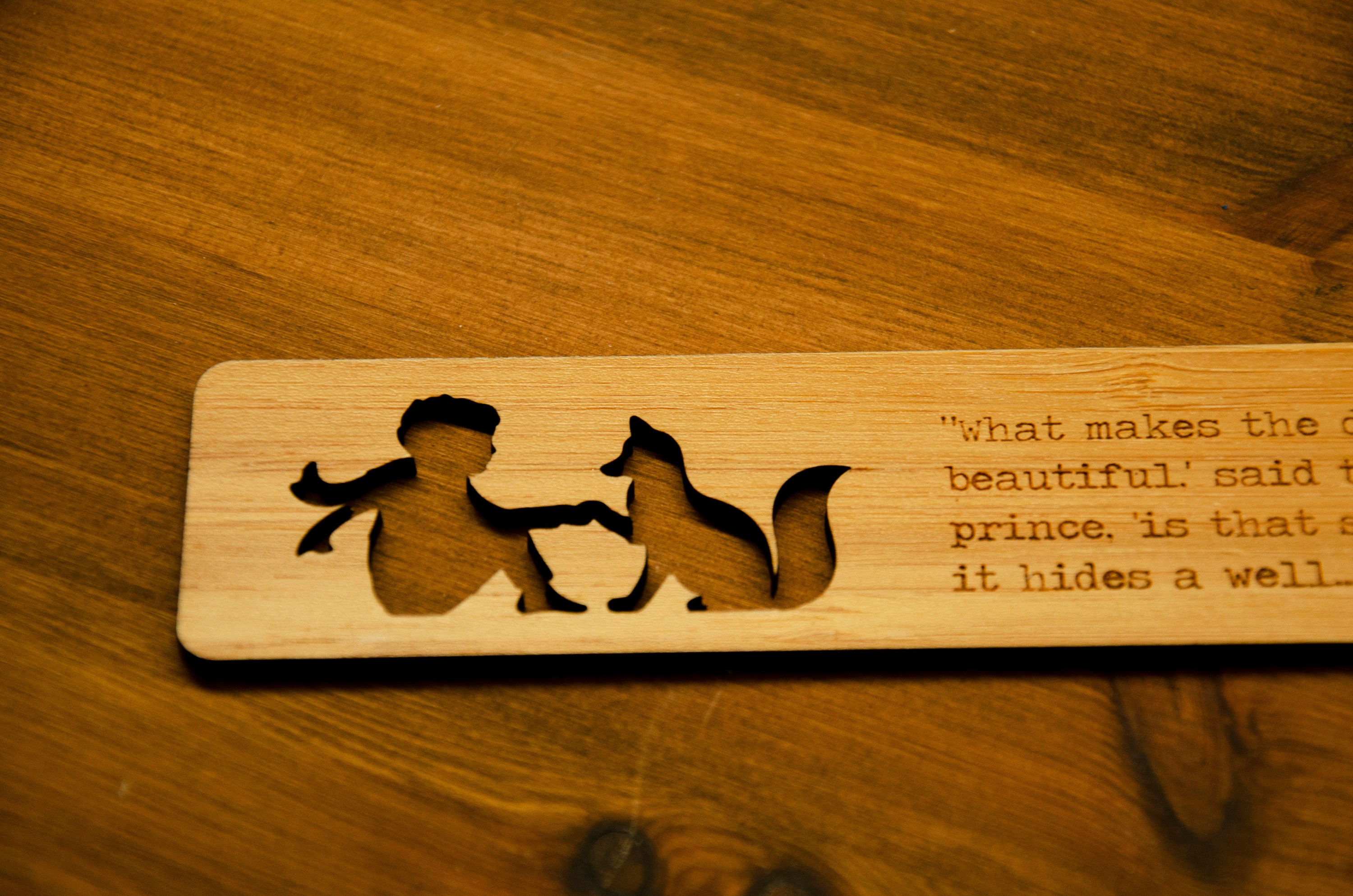 The Little Prince Gift the Little Prince Bookmark Wooden | Etsy