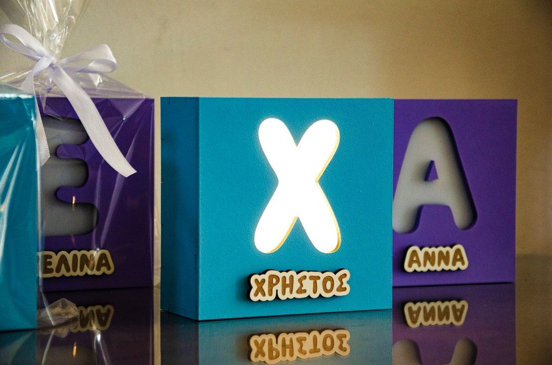 Name Light Box Name Light up Sign Kids Bedroom Decor Children's Lights ...