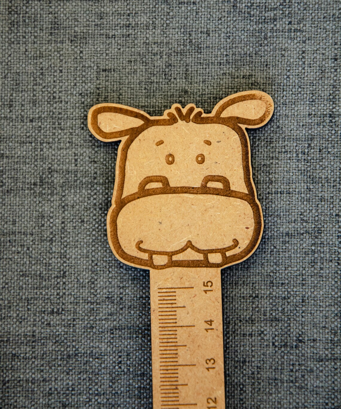 Children Ruler Bookmark Animal Themed Donkey Lion - Etsy