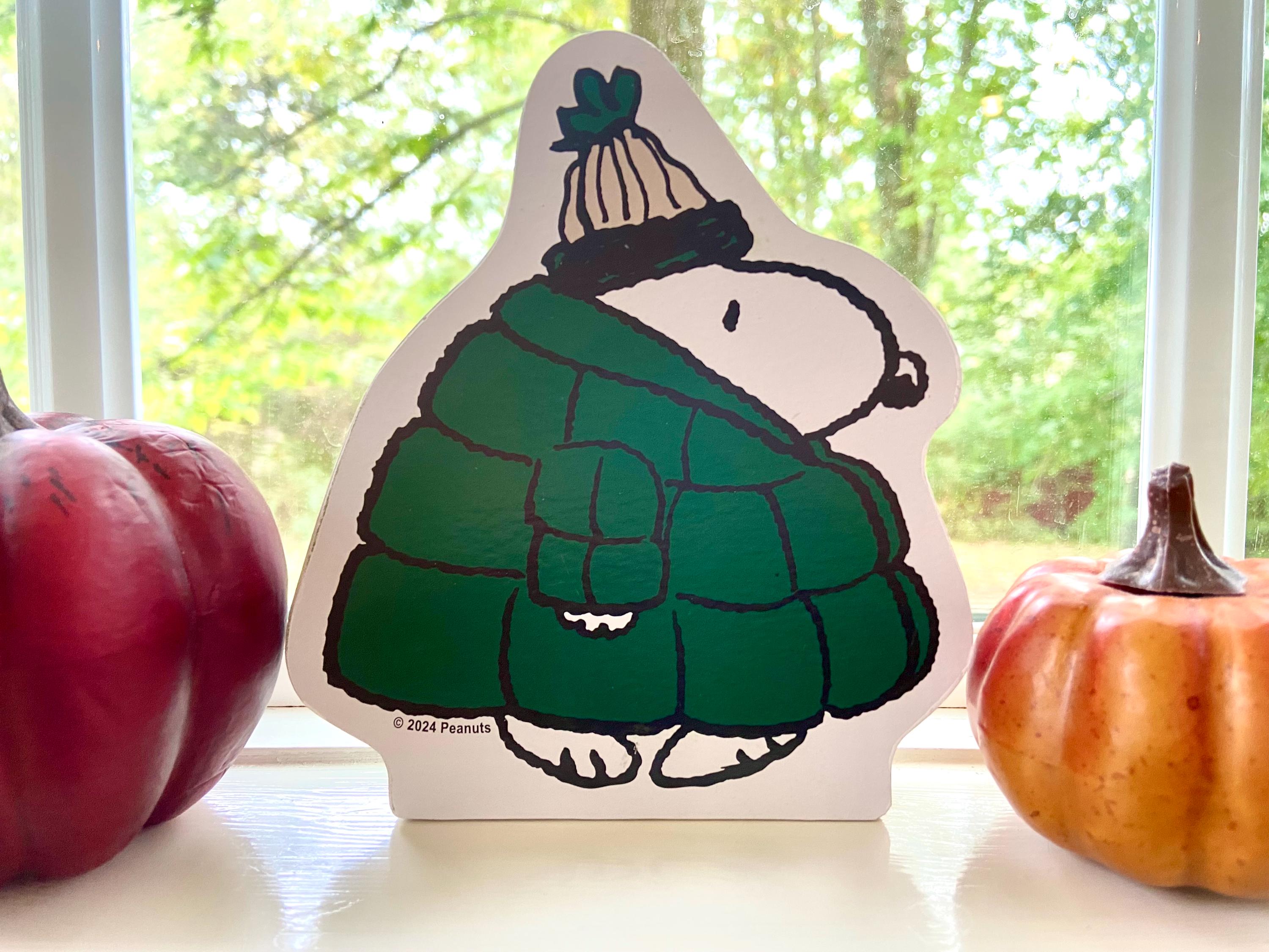 Snoopy Puffer Jacket Wood Decor - Etsy