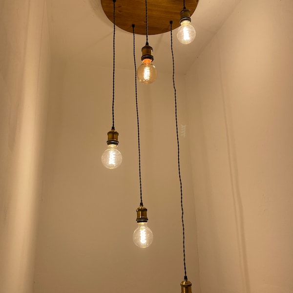 Long Drop Ceiling Light - Etsy UK
