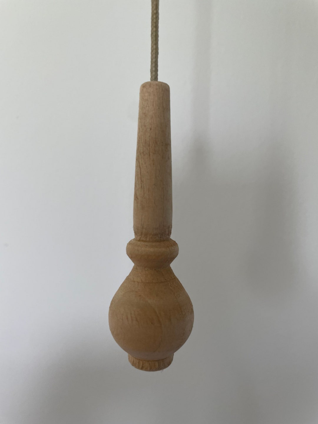 The Minorette. Hand Turned Wooden Light Pull - Etsy UK